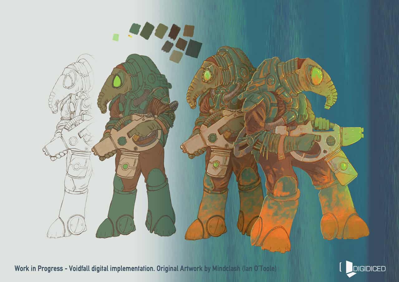 Voidfall | 4X Borad Game, DIGIDICED, Mindclash Games