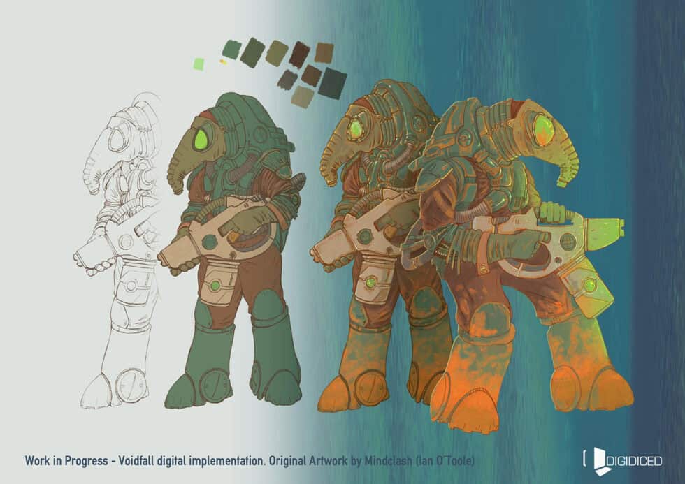 Voidfall | 4X Borad Game, DIGIDICED, Mindclash Games
