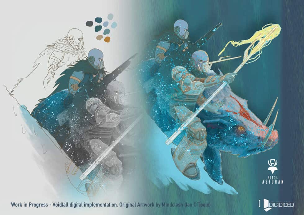 Voidfall | 4X Borad Game, DIGIDICED, Mindclash Games