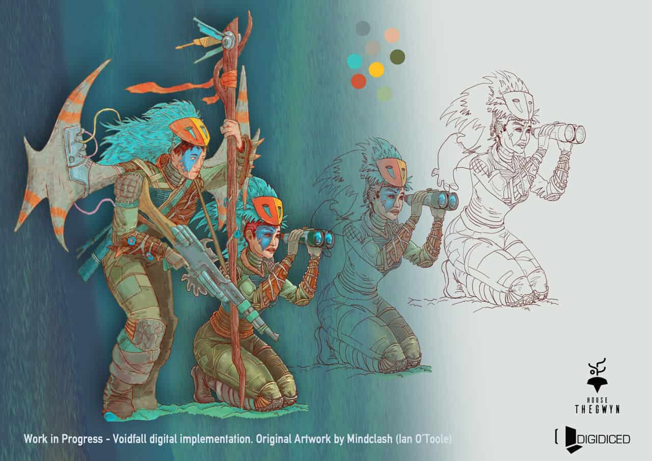 Voidfall | 4X Borad Game, DIGIDICED, Mindclash Games