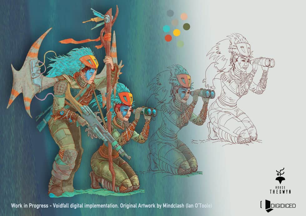 Voidfall | 4X Borad Game, DIGIDICED, Mindclash Games